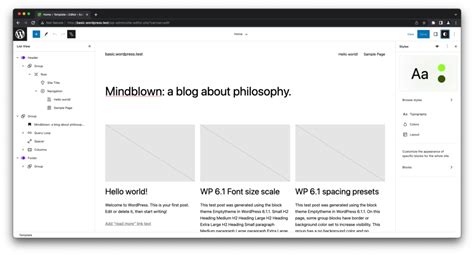 Introduction To The Site Editor Full Site Editing