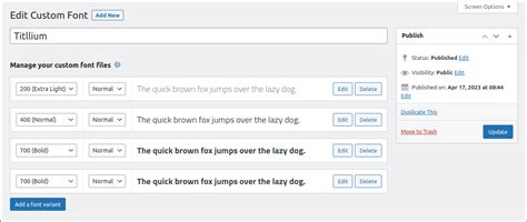 solved custom fonts are duplicated after adding bugs bricks