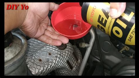 TOYOTA AVANZA Manual Transmission Gear Oil YouTube