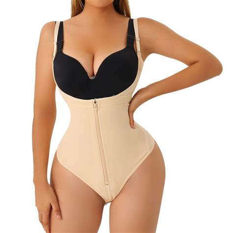 Wholesale Womens Plus Size Open Bust Shapewear Thong Design