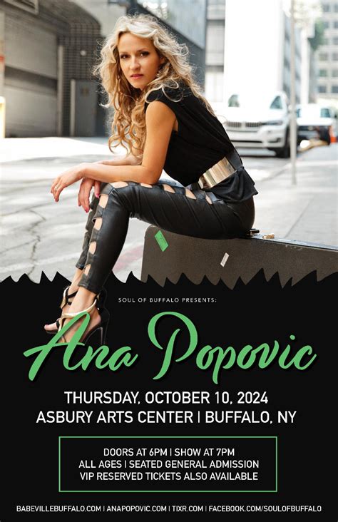 Soul Of Buffalo Presents Ana Popovic