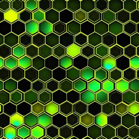 Premium Photo Hexagonal Shapes Technical Background