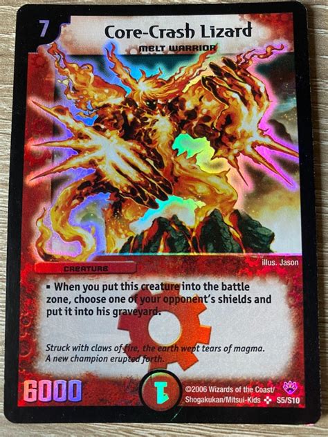 Core Crash Lizard Duel Masters Card Warszawa Kup Teraz Na Allegro