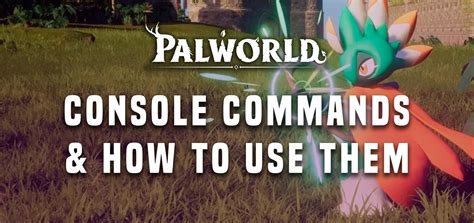 Palworld Console Commands – Server Guide | NITRADO