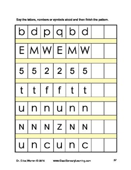 Dyslexia Reversing Reversals Beginners Freebie Samples By Erica Warren