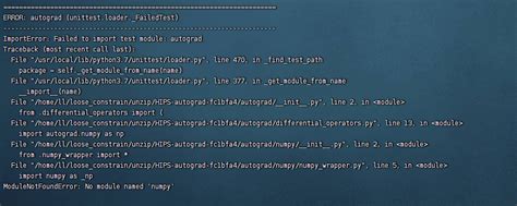Modulenotfounderror · Issue 580 · Hips Autograd · Github