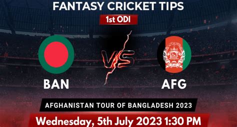 Bangladesh Vs Afghanistan 2023 1st Odi Match Prediction Pitch Report