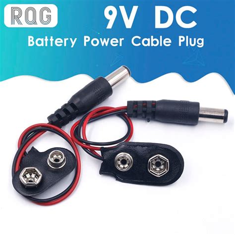9v Dc Batterij Kabel Plug Clip Vat Jack Connector Grandado