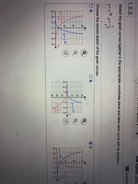 Solved Score Questior Sketch The Given Curves Chegg
