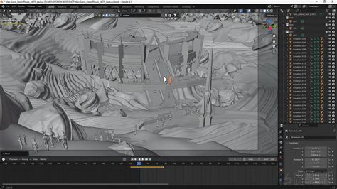 中英文字幕 Blender Ps三维概念原画场景搭建制作教程 World Building Using Blender And Photoshop Cg资源网
