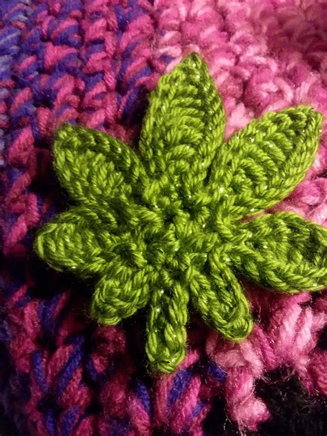 Crochet Pot Leaf Pattern Etsy