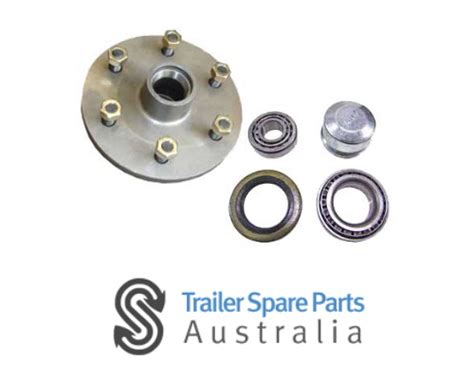 Galvanized 6 Stud LandCruiser Lazy Hub Trailer Spare Parts Australia