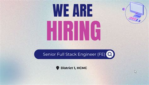 Senior Full Stack Engineer Fe
