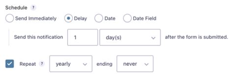 Gravity Forms Notification Scheduler Gravity Perks By Gravity Wiz