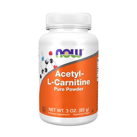 Now Foods Alc Acétyl L Carnitine Poudre 85 Gr Acheter — Bono