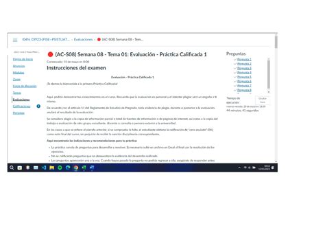 🔴 Ac S08 Semana 08 Tema 01 Evaluación Práctica Calificada 1