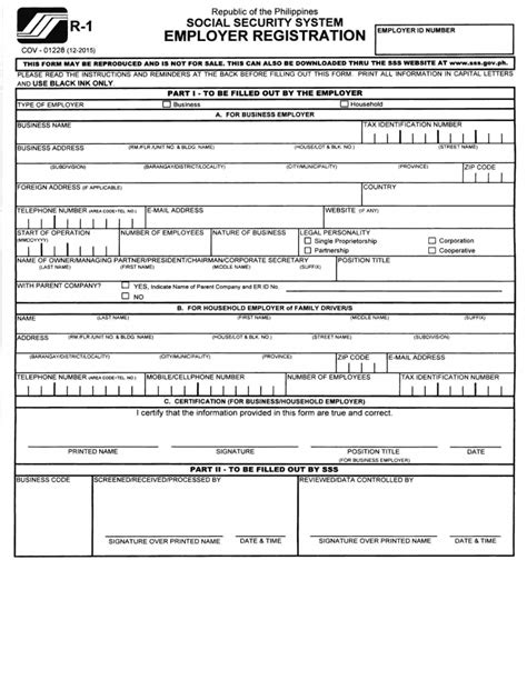 2015 2025 Form Ph Sss R 1 Fill Online Printable Fillable Blank