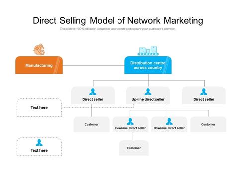 Direct Selling Model Of Network Marketing PowerPoint Slides Diagrams