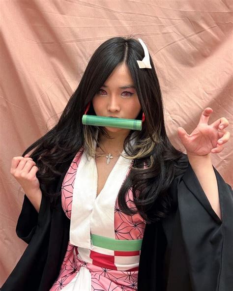 Nezuko Cosplay From Demon Slayer Otakukart