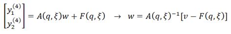 Control Feedback Linearization Of A Nonlinear Mimo System Robotics