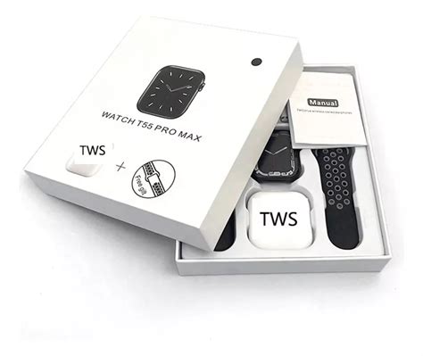 Reloj Smartwatch T55 Pro Max Con Audífonos Gladius Fex
