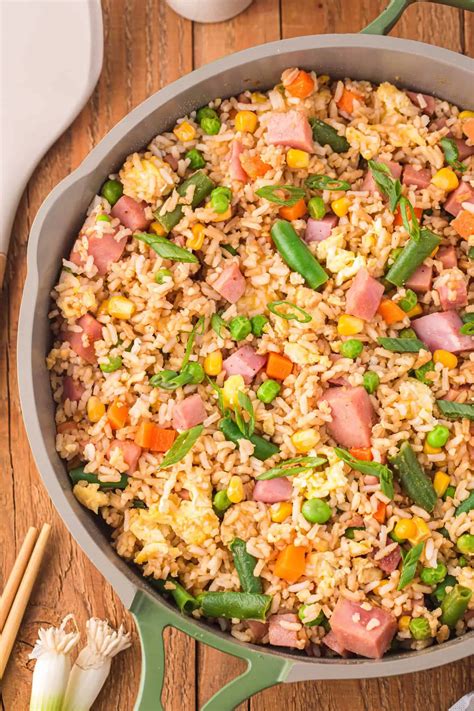 Ham Fried Rice This Is Not Diet Food