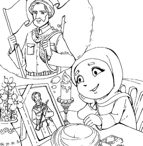 نقاشی دفاع مقدس نقاشی کودکانه در مورد هفته دفاع مقدس ستاره