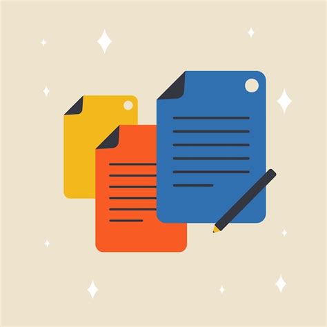 Premium Vector Creative Writing And Storytelling Brief Text Write Summary Assignment Vector