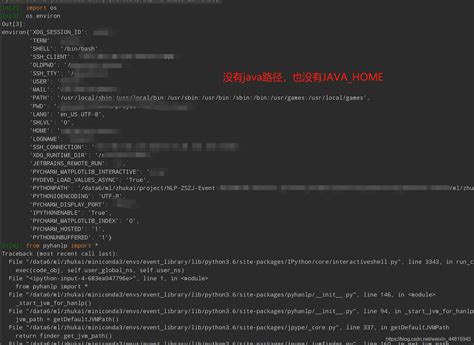 【hanlp】filenotfounderror Errno 2 No Such File Or Directory ‘usrlibjvm‘ Csdn博客