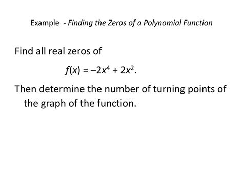Ppt Graphs Of Polynomial Functions Powerpoint Presentation Free Download Id1465662