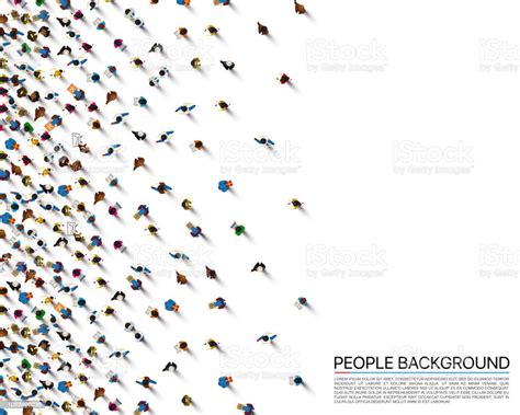 흰색 배경 사업 덮개에 사람들의 군중 벡터 일러스트 레이 션 사람들에 대한 스톡 벡터 아트 및 기타 이미지 사람들 군중 인포그래픽 Istock