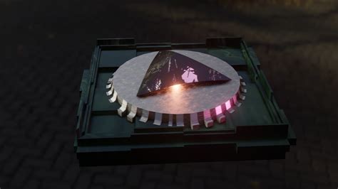 3d Flying Triangular Space Ship Model Turbosquid 2230346