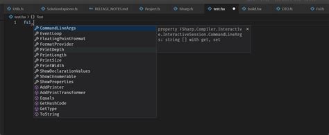 Fsi Config Object Doesnt Get Intellisense · Issue 1440 · Ionide