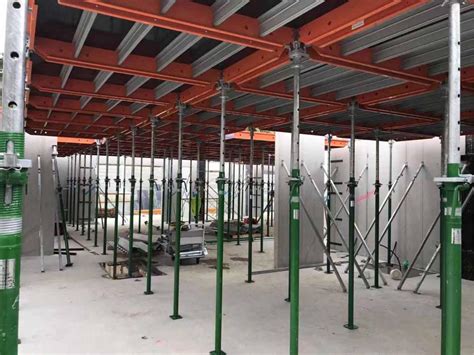 Aluminium Panel Slab Formwork Concrete Building Forms With Birch Plywood Construction Like Green
