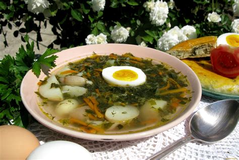 Зеленый борщ Самые вкусные кулинарные рецепты