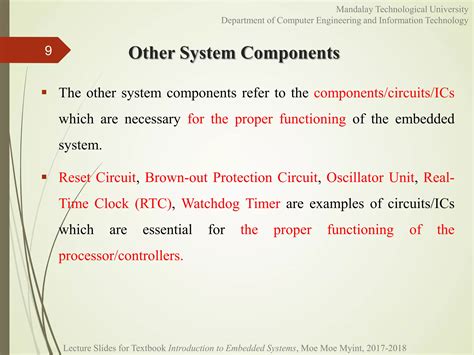 Introduction To Embedded System I Chapter 2 5th Portion Ppt