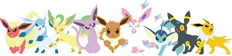 Eevee Evolution Pokemon Minimalist Vector By Slezzy7 On Deviantart