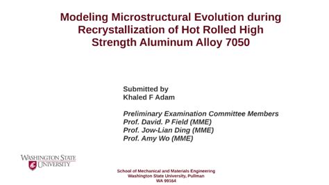 Modeling Microstructural Evolution During Recrystallization Of Hot
