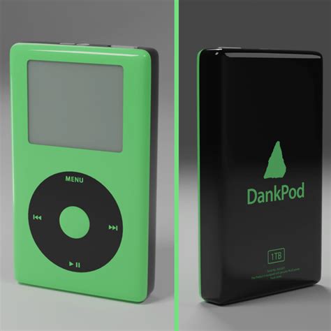 Custom Dankpods Ipod Design I Made In Blender R Dankpods