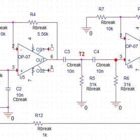 The Op Active Filter Circuit Download Scientific Diagram