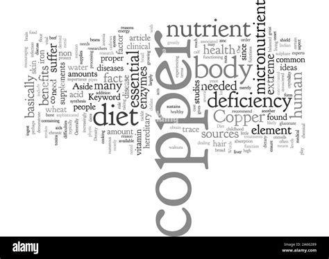 Copper Deficiency High Resolution Stock Photography And Images Alamy