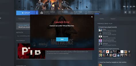 Eac Cannot Run Under Virtual Machine Rvfio