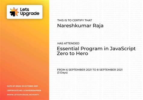 Nareshkumar Raja On Linkedin Javascripttraining Webdevelopment Let