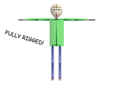 [discontinued] baldi v3 6 extra models for anim8or 3d model