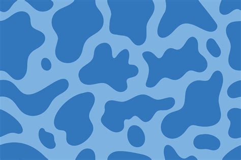 Abstract Seamless Pattern With Blob Shapes Or Leopard Spots Camouflage