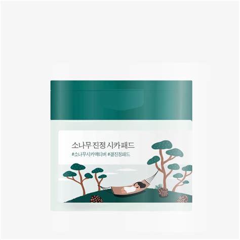 Round Lab Пэды с экстрактами сосны и центеллы для проблемной кожи Pine Calming Cica Pad 50 шт