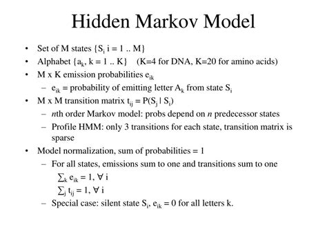 PPT Understanding Hidden Markov Models In Sequence Analysis PowerPoint Presentation ID