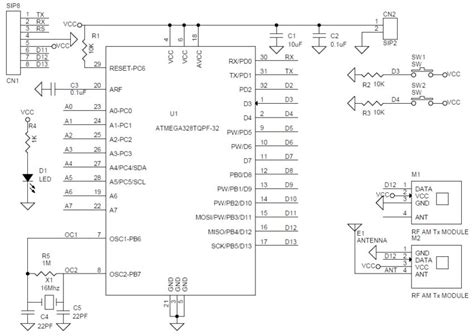 315mhz Rf Remote Transmitter Arduino Compatible Electronics