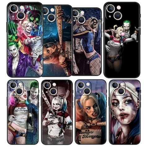 Harley Quinn Funda De Silicona Suave Para IPhone Carcasa De Silicona