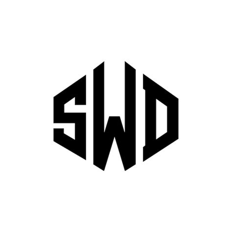 Premium Vector Swd Letter Logo Design With Polygon Shape Swd Polygon